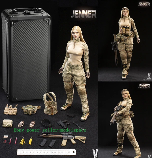VERYCOOL VCF-2037B JENNER Military Female Soldier Action Figure 1/6 IN ...