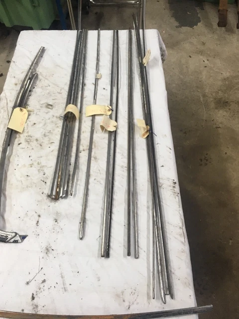 FORD ANGLIA 105E Chrome Side Trims Wing Front £35.00 - PicClick UK