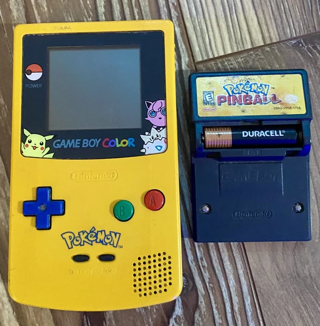 NINTENDO GAME BOY Color Pokemon Edition W/ Pokémon Pinball TESTED ...
