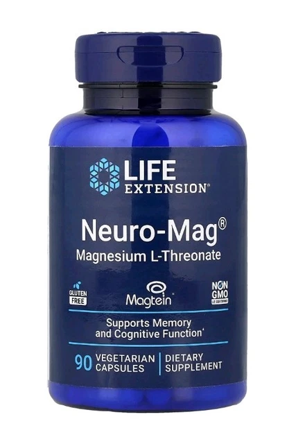 LIFE EXTENSION NEURO-MAG® Magnesium L-Threonat 90 Kapseln 2-Tage ...