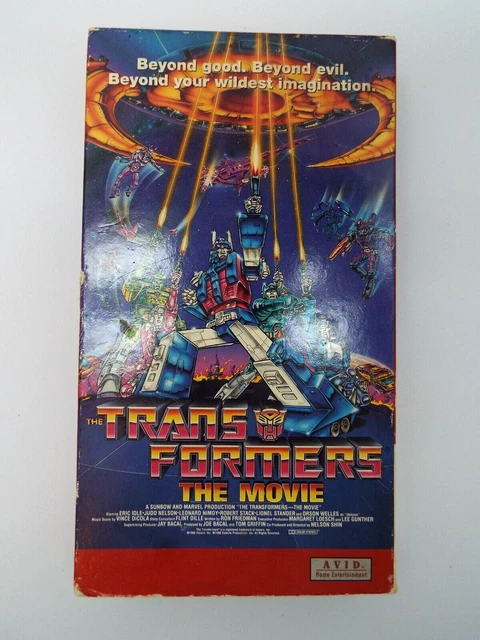 VINTAGE THE TRANSFORMERS The Movie (Animated) Vhs Movie..1991 Avid ...