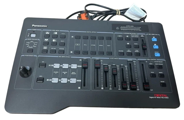 VINTAGE PANASONIC DIGITAL AV Mixer Model WJ-AVE5 Mixing Board £175.00 ...