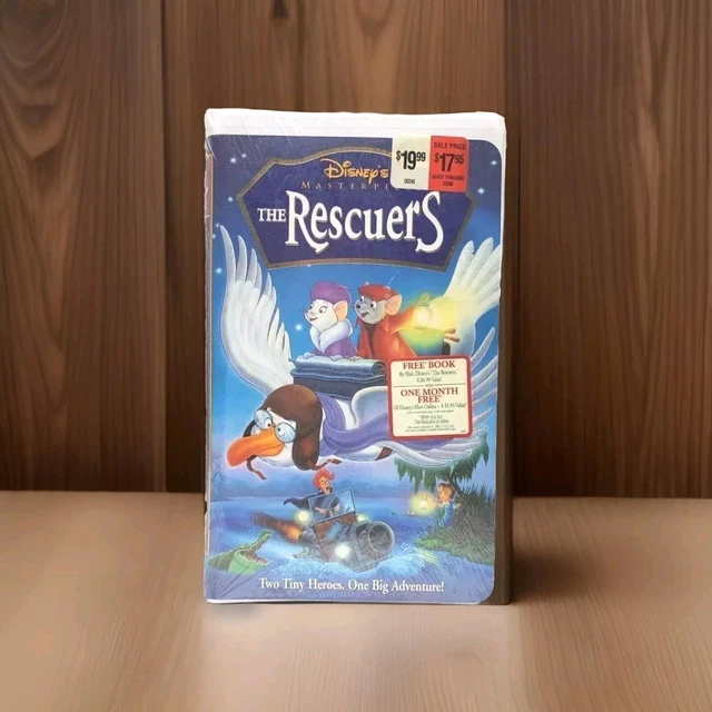 VINTAGE DISNEY'S THE Rescuers VHS Masterpiece Collection Factory Sealed ...