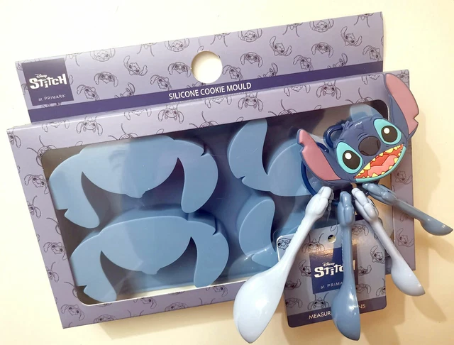 PRIMARK DISNEY LILO & Stitch Silicone Baking Cookie Mould & Measuring ...