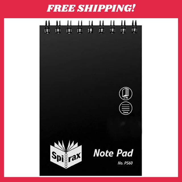 NEW SPIRAX P560 Pocket Notebook Spiral Top Opening 96 Page 112x77mm ...