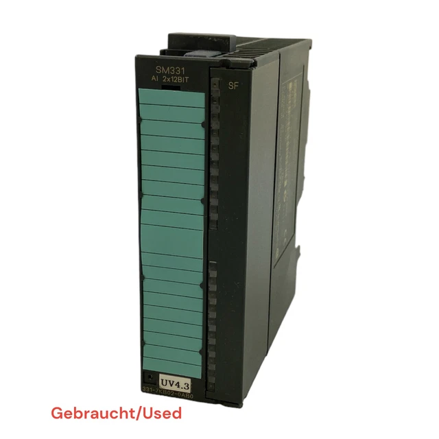 SIEMENS SIMATIC S7 SM 331 AI 2x12BIT 6ES7 331-7KB02-0AB0 EUR 70,00 ...