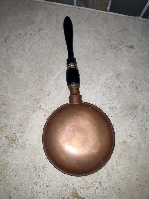 CHAUFFE LIT CHAUFERETTE XIX ème Cuivre et bois noirci Warmer 19th EUR ...