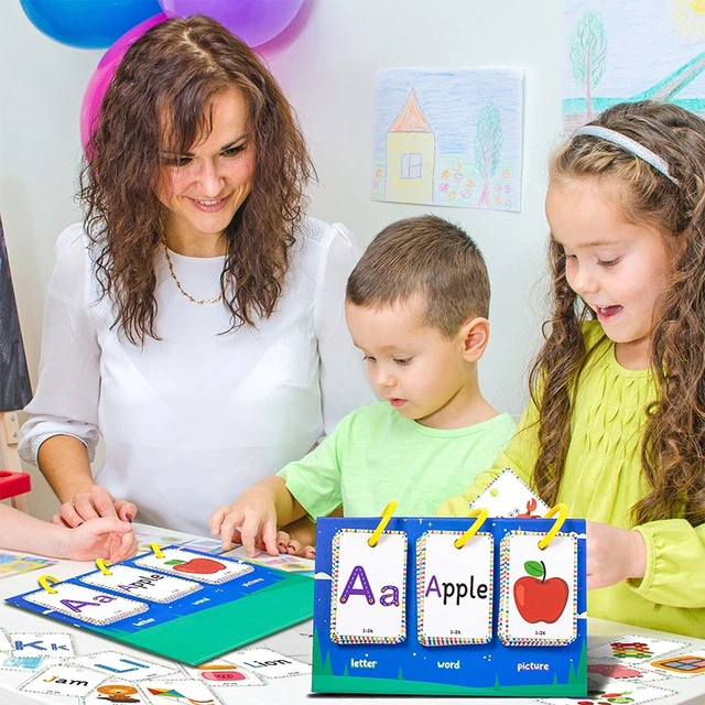 LETTER CARDS LEARNING,LETTER Recognition Learning Card | Game Portable ...