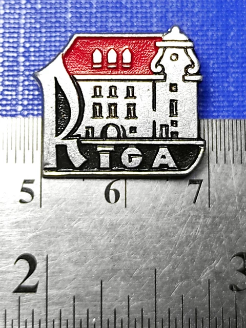 LATVIA BADGE PIN RIGA Soviet Union USSR Cities £1.80 - PicClick UK