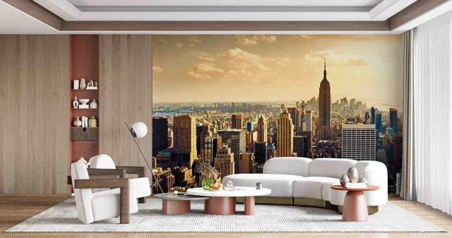 3D SUNSET SKY City Building Wall Murals Wallpaper Murals Wall Sticker ...