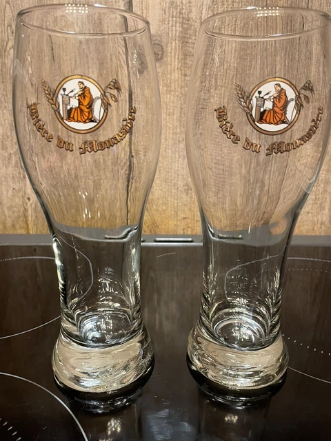 LOT DE 2 grands verres à bière Bière du monastère EUR 6,00 - PicClick FR