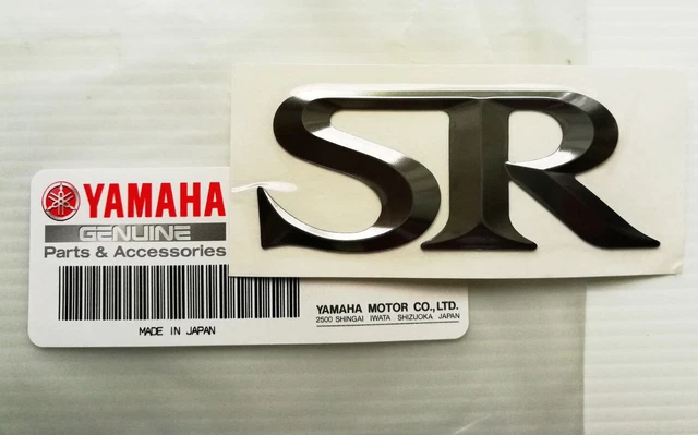 ORIGINAL YAMAHA-SR-EMBLEM-6CM-3D-PVC-STICKER-AUFKLEBER-LOGO-SR400 EUR ...