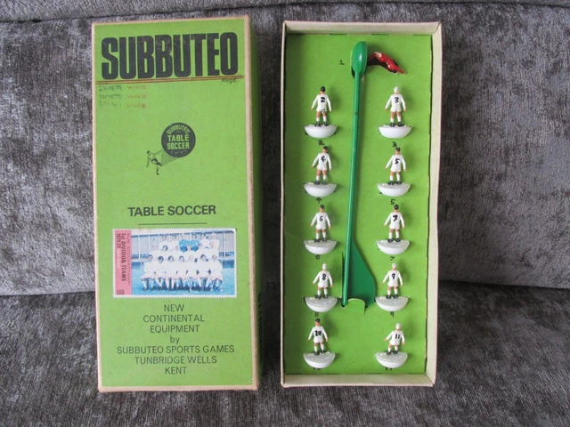 RARE LEEDS UNITED Subbuteo Table Soccer Heavyweight Team Boxed H/W Ref ...
