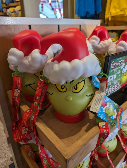 2022 UNIVERSAL STUDIOS Dr. Seuss The Grinch Popcorn Bucket Christmas ...
