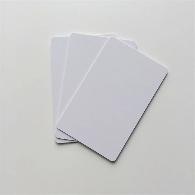 50PCS BLANK PVC Card Inkjet Printable Plastic Cards for Inkjet Printers ...