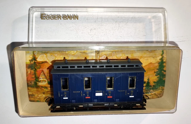 EGGER-BAHN/JOUEF HOE V43 Voiture voyageurs 2 et 3eme classe mixte bleu EUR 15,00 - PicClick FR
