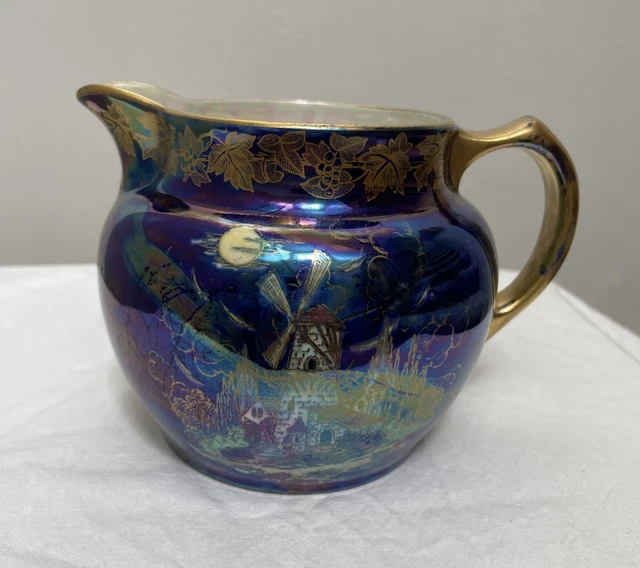 VINTAGE MALING CORONET pottery cream or milk jug, lustre, Newcastle ...