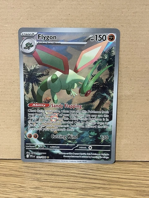 FLYGON #101/094 IR Mega Evolution Phantasmal Flames Pokemon Card. £9.73 ...
