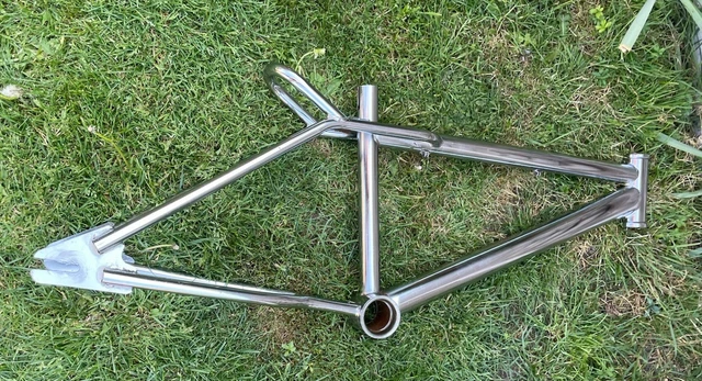 ORIGINAL OLD SKOOL chrome freestyle bmx frame late 80s - early 90s £291 ...