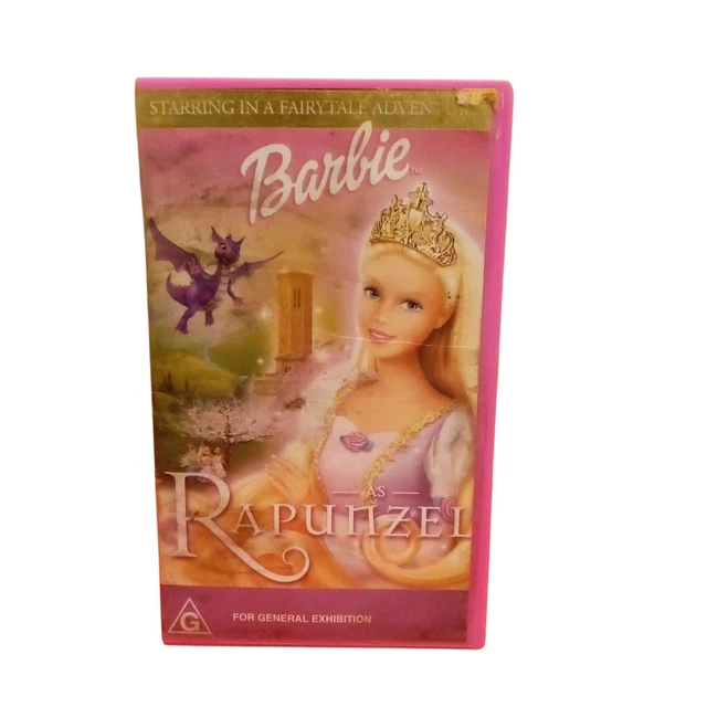 BARBIE AS RAPUNZEL 2002 VHS Mattel $19.95 - PicClick AU