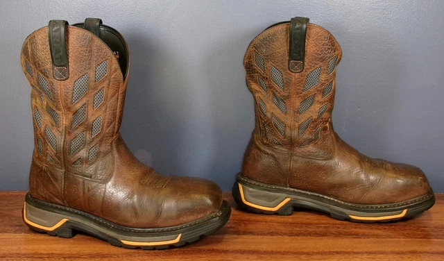 ARIAT BIG RIG Tread VentTEK Composite Toe Leather Work Boot 12 EE £53. ...