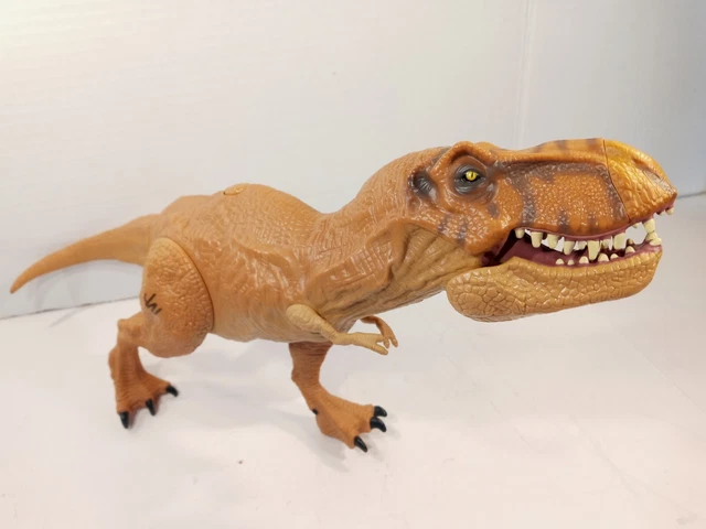JURASSIC WORLD PARK Hasbro Action Figure T-REX 17" Dinosaur ...
