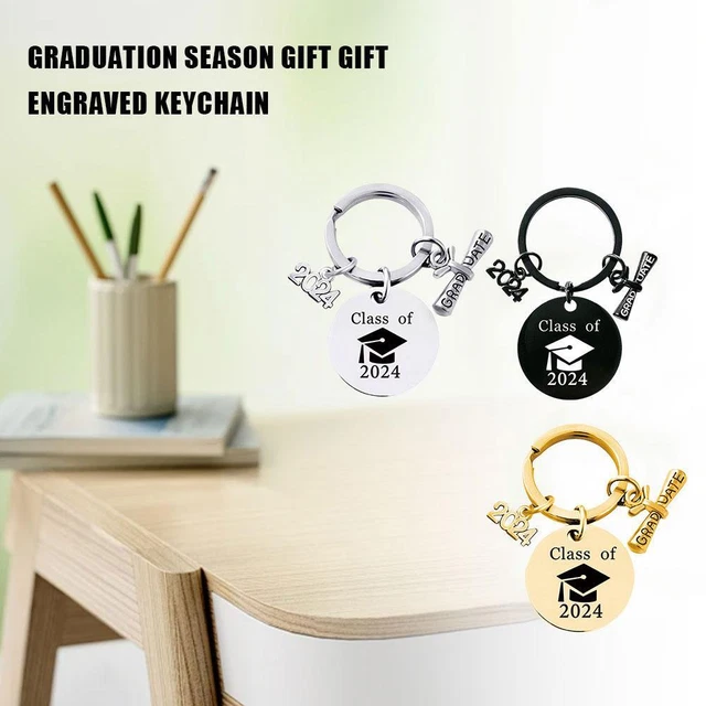 CLASS OF 2024 Keychains Graduation Gifts For Her/Him Steel 2024 Grad ...