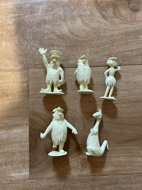MARX FLINTSTONES WORKER People Vintage 1960s Prehistoric PlaySet Figure ...