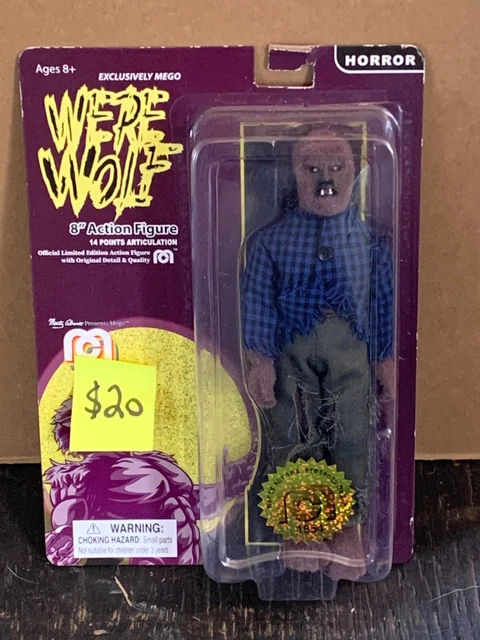 MEGO WEREWOLF ACTION FIGURE Full Body Flocked 8” NEW REAL NICE $20.00 ...