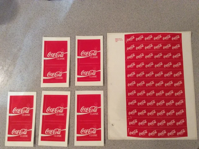 COCA-COLA COLLECTIBLE COCA-COLA Fountain Valve Decals £9.44 - PicClick UK