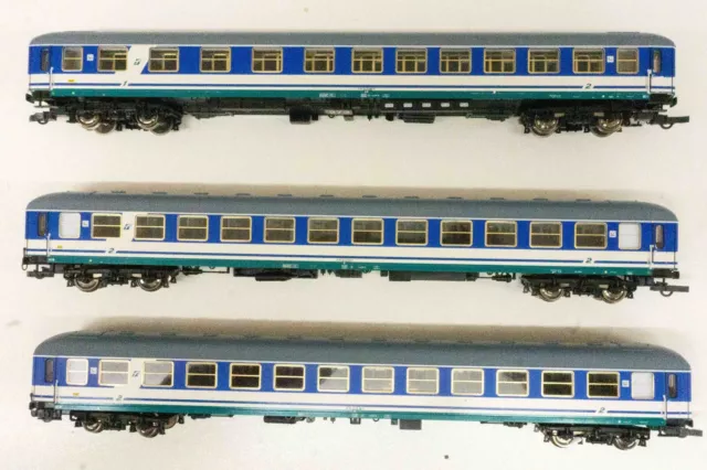 RAKE OF 3 Roco FS express coaches in XMPR livery 45180 £69.36 - PicClick UK