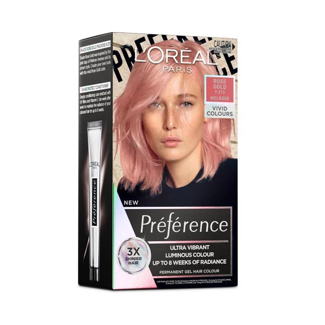 L'OREAL PARIS PREFERENCE Vivids Permanent Hair Colour 9.213 Melrose ...