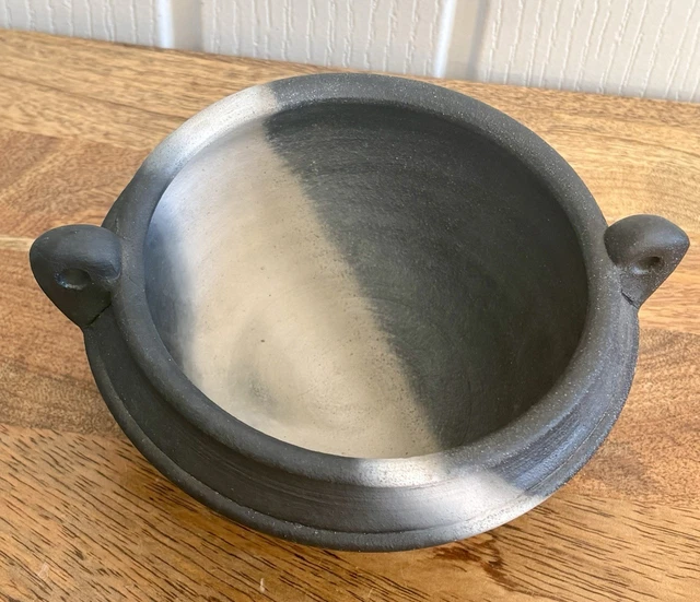 JOHN LEACH MUCHELNEY Studio Pottery Stoneware Black Mood Lugged Bowl ...