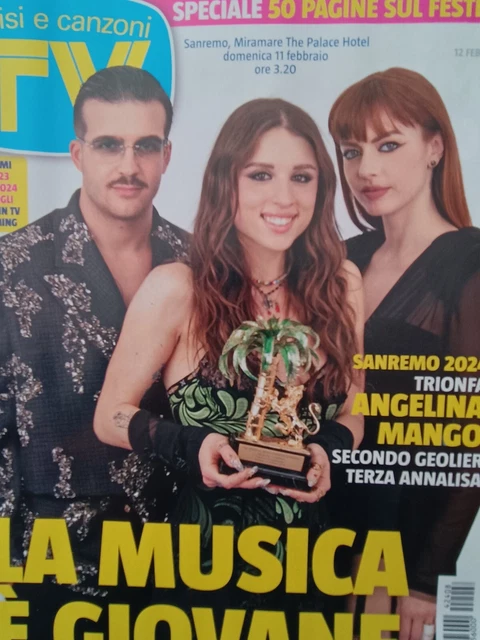 SORRISI 2024 8.GEOLIER-ANGELINA Mango-Annalisa Scarrone-Festival ...