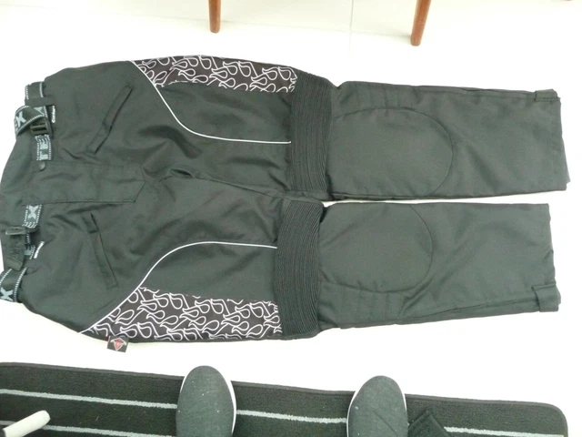 LADIES TEXPEED HEAVY duty Cordura Scotchlite black motorcycle trousers ...
