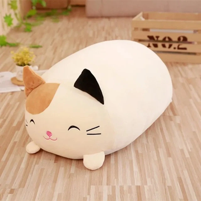 CUTE PLUSH ANIMAL Pillow Soft Stuffed Cat Dog Pig Frog Toy Kids Gift £ ...