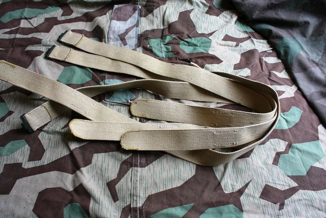 WW2 GERMAN DAK Canvas Webbing Belt reproduction 100cm, SALE £15.00 ...