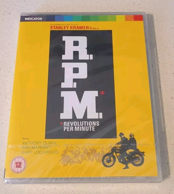 R.P.M BLU RAY New Reg B Indicator Limited Edition Revolutions Per ...