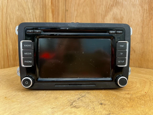 VW VOLKSWAGEN SCIROCCO Head Unit Radio Stereo CD Genuine 2009-2012 ...