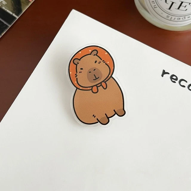 BREASTPIN CAPYBARA BROOCH Kapibara Animal Capibara Badge Unisex £2.05 ...