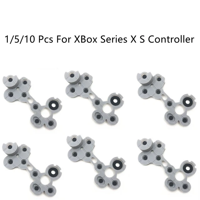 1/5/10PACK CONDUCTIVE RUBBER Buttons Contact Pads for XBox Series X S ...