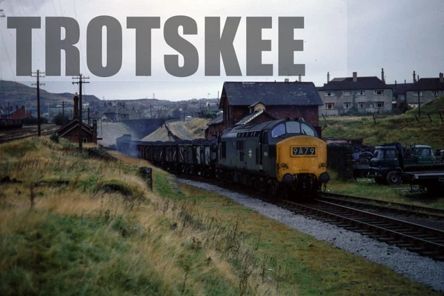 35MM SLIDE BR British Railways Diesel Loco Class 37 D6974 1971 Original ...