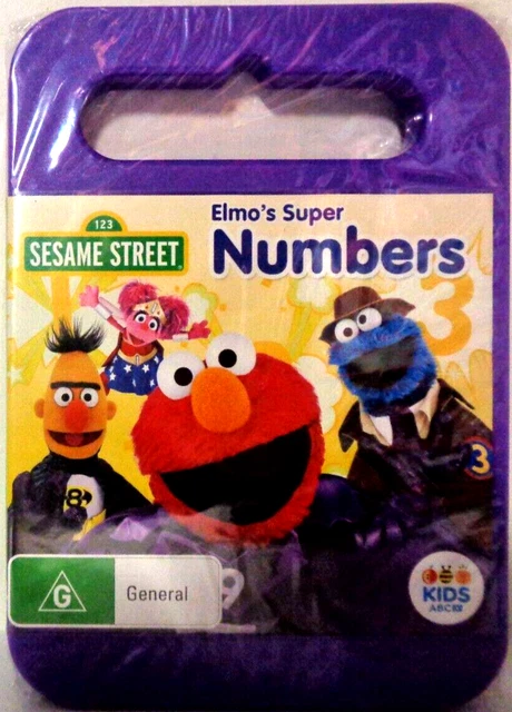 SESAME STREET ELMO'S Super Numbers Brand New Sealed DVD Region 4 $24.95 ...