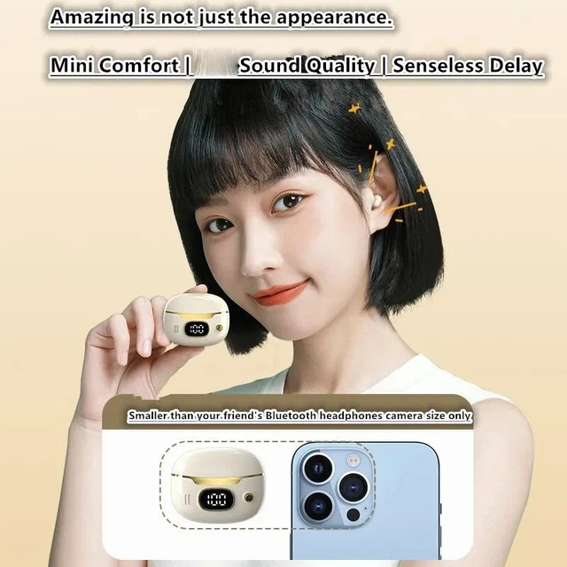 MINI COUTEURS SANS fil avec r duction du bruit et faible latence pour une uti EUR 21,68 ...