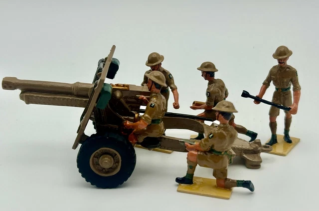 FUSILIER MINIATURES-WW2-NORTH AFRICA 8TH ARMY 25 PDR & 5 MAN CREW-BOXED ...