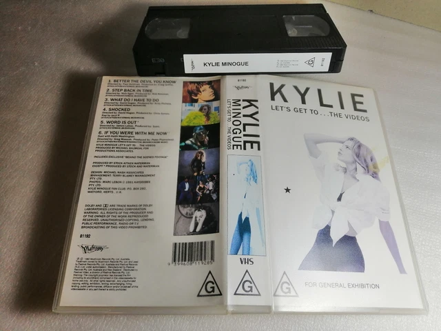 THE KYLIE VIDEOS 94 - 98 - Rare 1998 Roadshow/Mushroom(25) Australia ...
