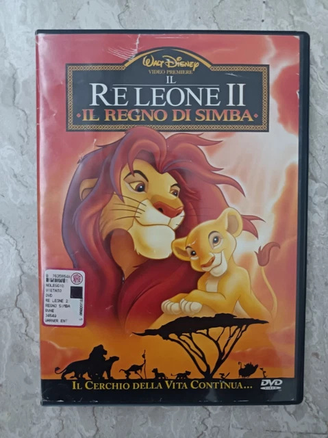 DVD IL RE LEONE II 2 Il Regno di Simba Ologramma Tondo Walt Disney ...