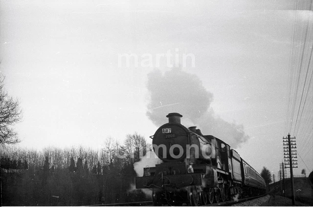 BRITISH RAILWAYS 4-6-0 7008 Swansea Castle 35mm Railway Negative RN424 ...