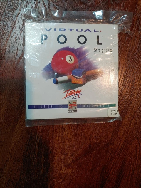 VIRTUAL POOL THE Ultimate 3D Pool Simulator. Game PC CD-ROM By Celeris ...