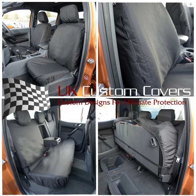 FORD RANGER RAPTOR Double Cab (2019-2023) avant Et Arrière Seat Housse ...
